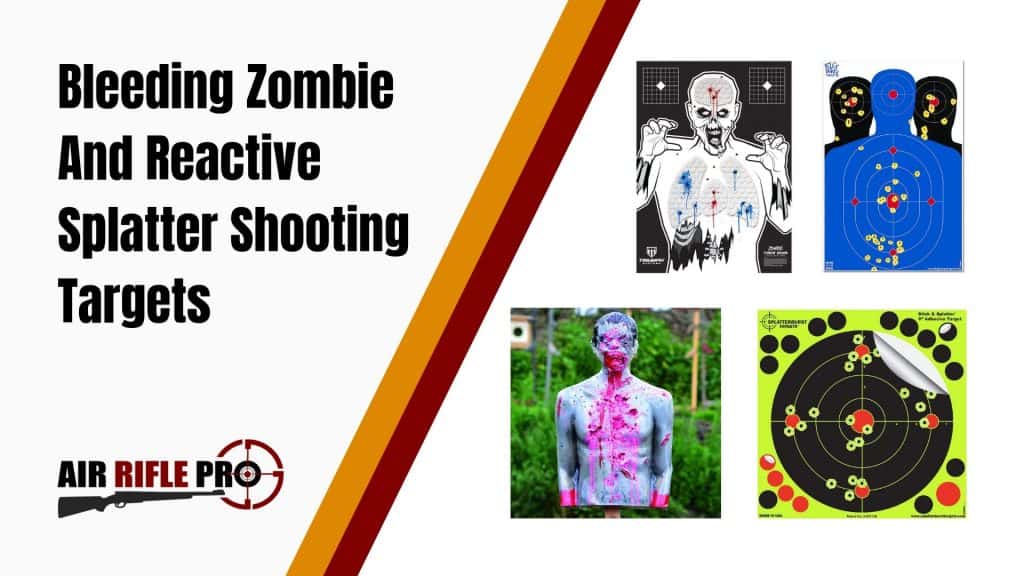 Awesome Bleeding Zombie And Reactive Splatter Shooting Targets | Air ...